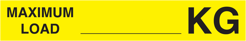 Maximum Load Labels | Shipping Labels available on Seton | Seton