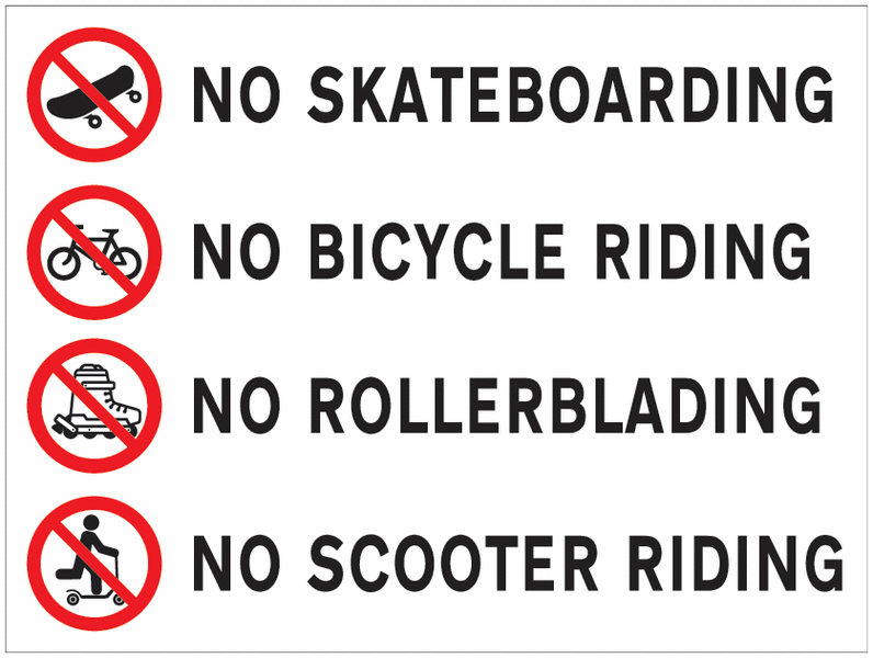 Prohibited Acts Sign for Car Parks | Seton
