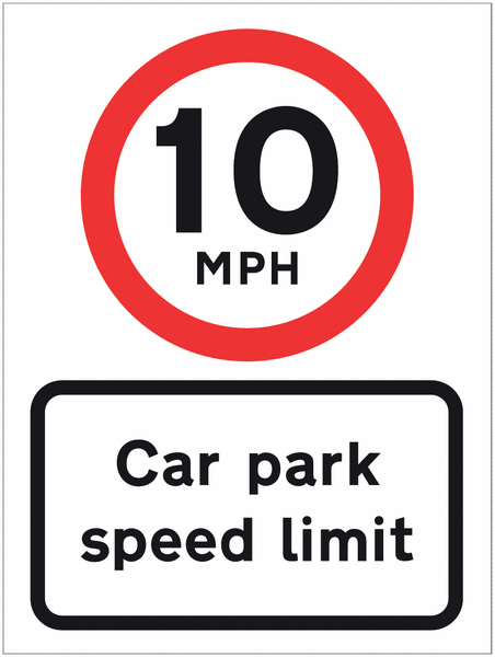 Durable Speed Limit Signs - For Inside & Outdoors | Seton