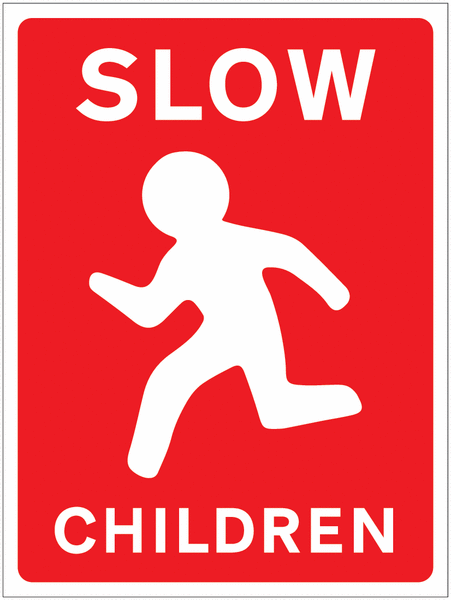 SLOW Children Sign | Seton