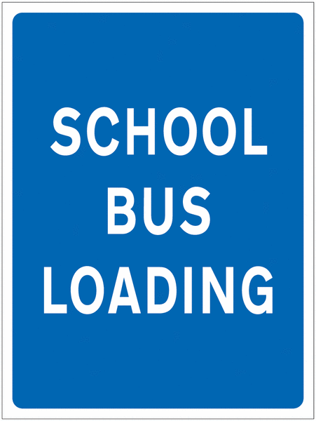 School Bus Loading Sign (for Car Parks) | Seton