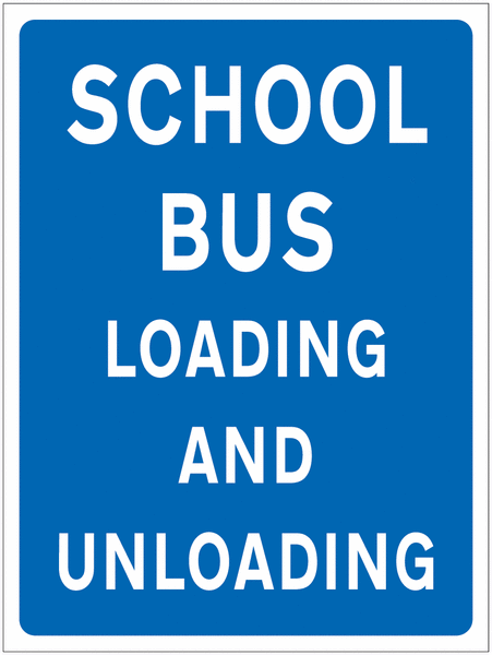 School Bus Loading Sign for Car Parks | Seton