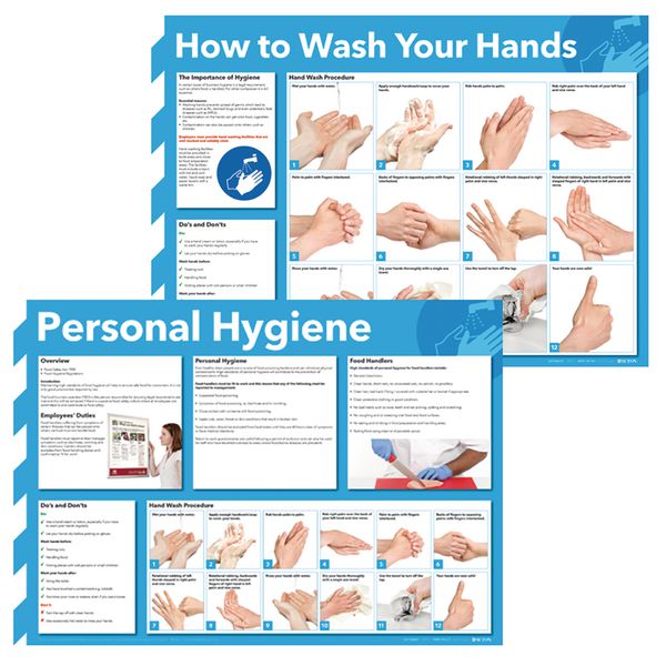 Assorted Hygiene Poster Multipacks | Seton