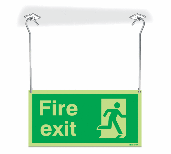 Fire Exit Right Signs - ISO Approved - Fast UK Delivery | Seton