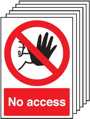 Restricted Access Signs | Access Awareness Signs | Seton