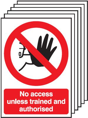 Restricted Access Signs - Access Awareness Signs - Fast | Seton
