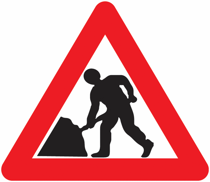 Road Works - Class 1 Reflective Sign | Seton