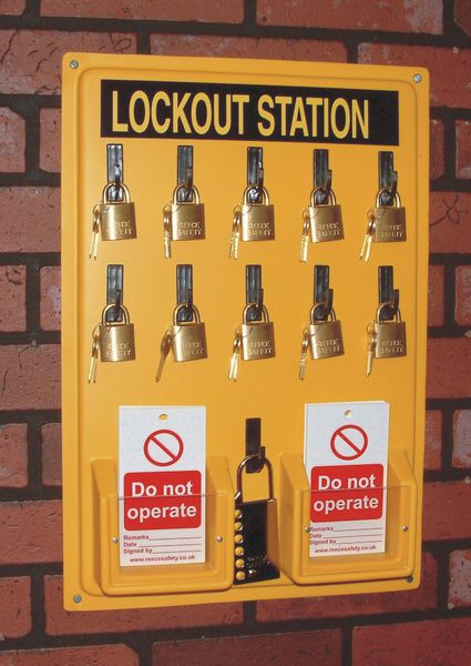 Durable Polystyrene Lockout Stations And Contents | Seton