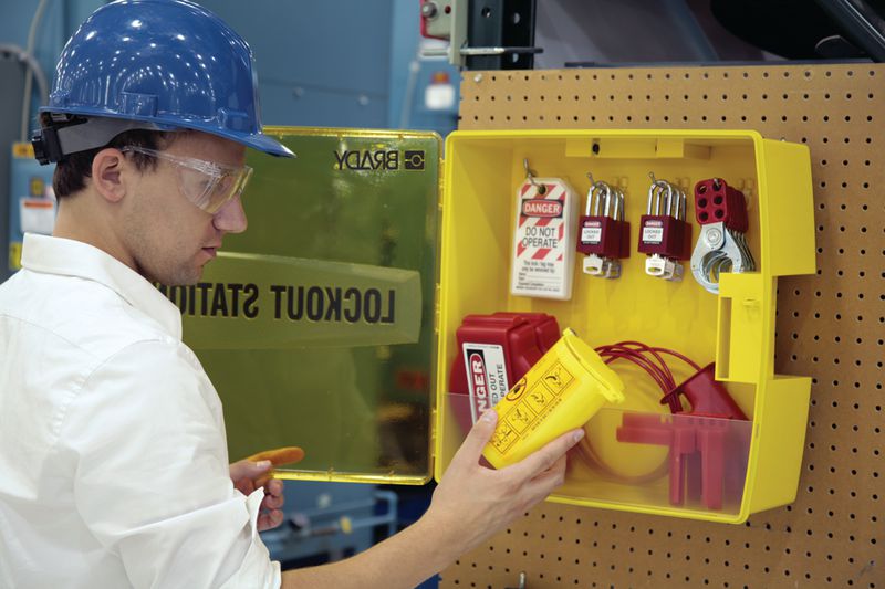 Portable Padlock and Lockout Station | Seton