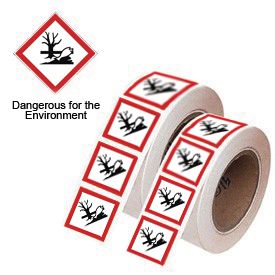 Dangerous for Environment - GHS Symbols On-a-Roll | Seton