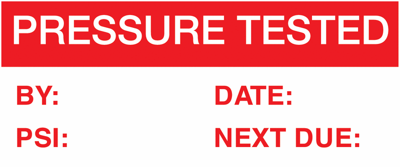 Pressure Tested PSI Self-Laminating Write-On Labels | Seton