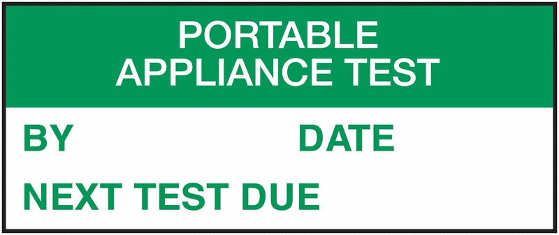 Portable Appliance Test Self-Laminating Write-On Labels | Seton