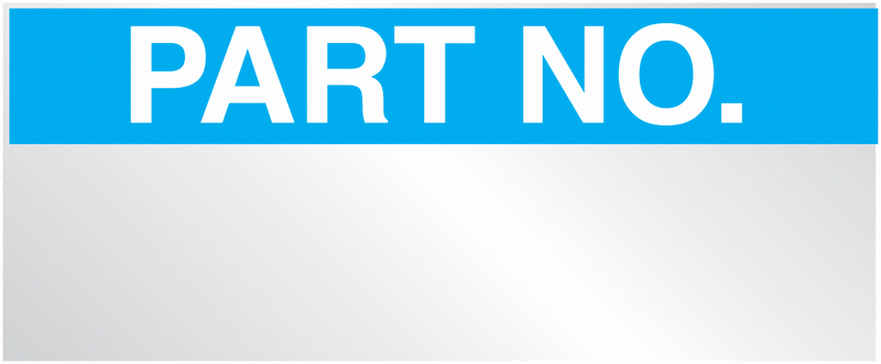 Part No. - Aluminium Foil Write-On Labels | Seton