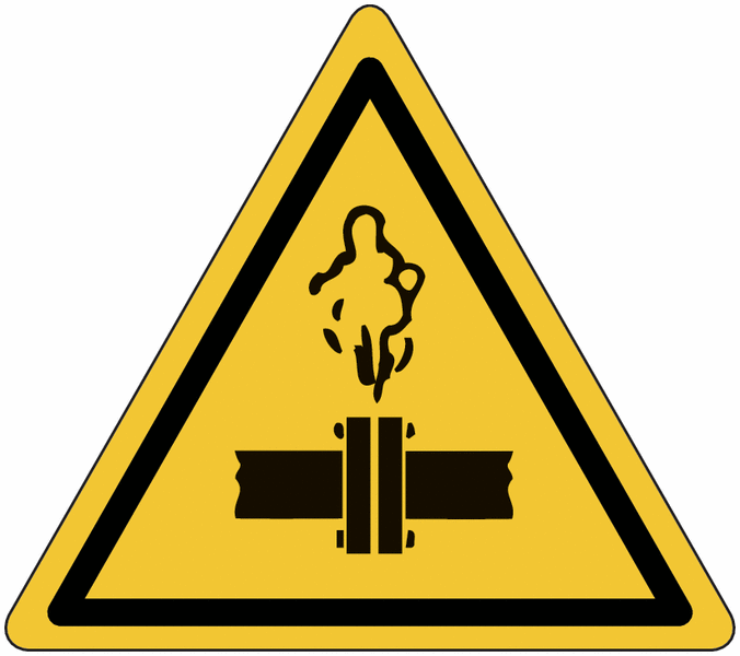 Pictogramme risque de brûlure et danger surface chaude | Seton