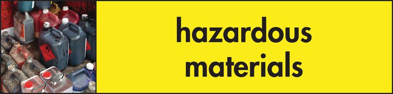 WRAP Hazardous Waste Recycle Pictorial Signs | Seton