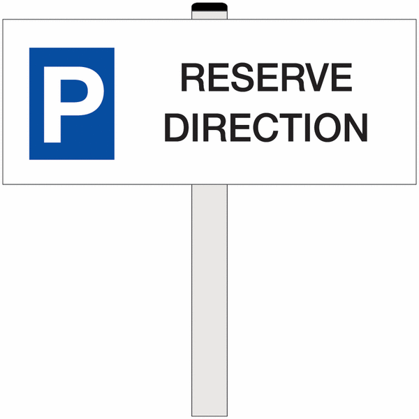 Panneau de parking réservé - Place de parking réservée | Seton