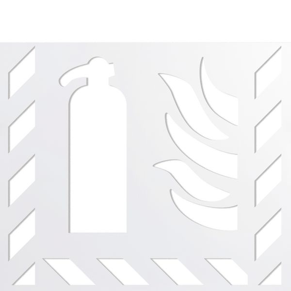 Plantilla de polipropileno "Extintor" | Seton