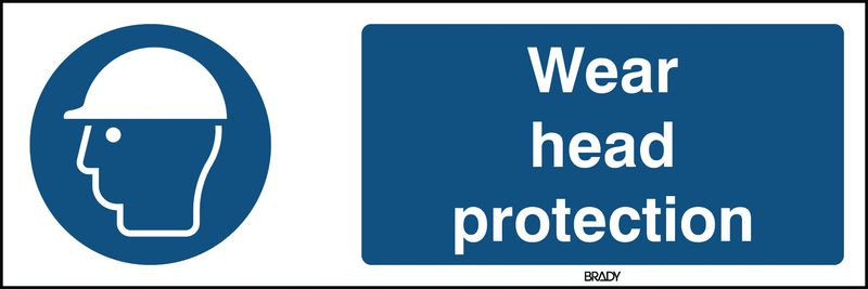 ToughWash - Wear Head Protection Sign | Seton