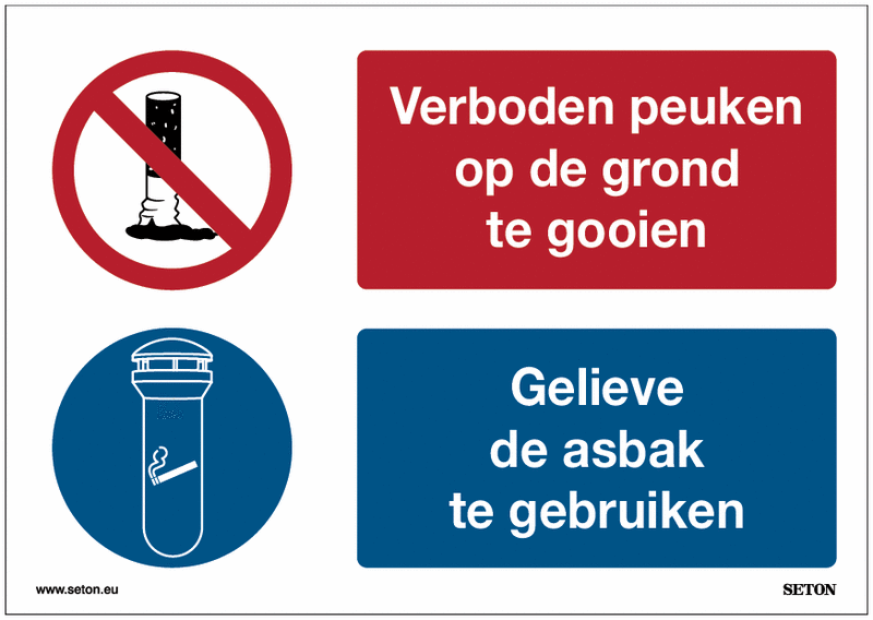 Verbodsborden en -stickers voor bedrijfssignalering | Seton