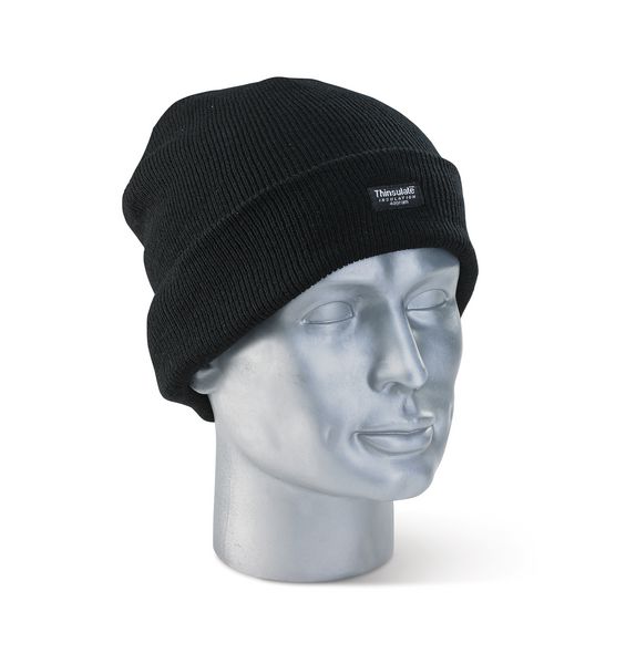 Thinsulate Black Beanie Hat | Seton