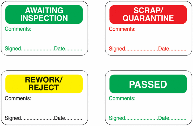 Awaiting Inspection/Comments/Signed/Date QA Labels | Seton