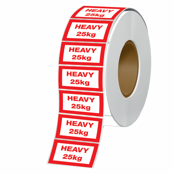 Heavy 25KG - Shipping and Packing Labels. Quick Delivery | Seton