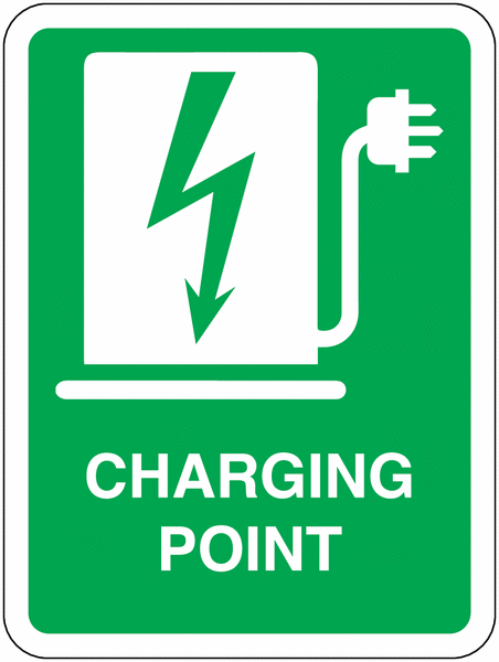 General Electric Charging Point Sign. Fuss-Free Delivery | Seton