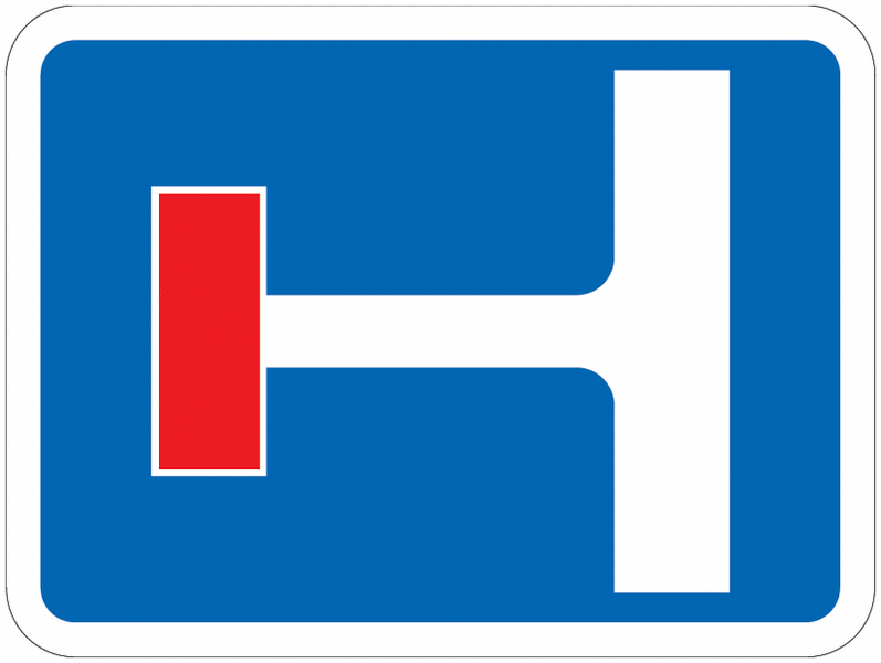 Traffic Signs - No Through Road For Vehicular Traffic | Seton