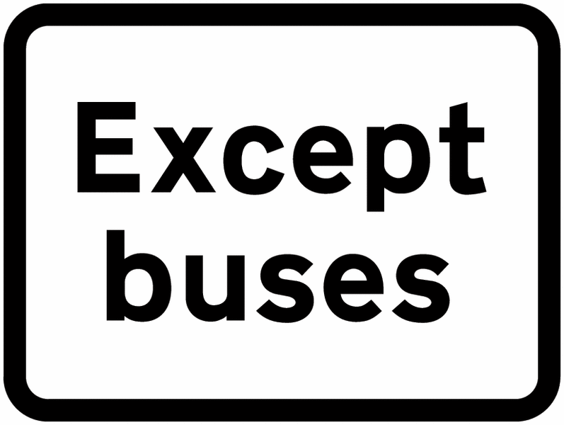 Traffic Signs - Except Buses. Fast, Zero-Fuss Delivery | Seton