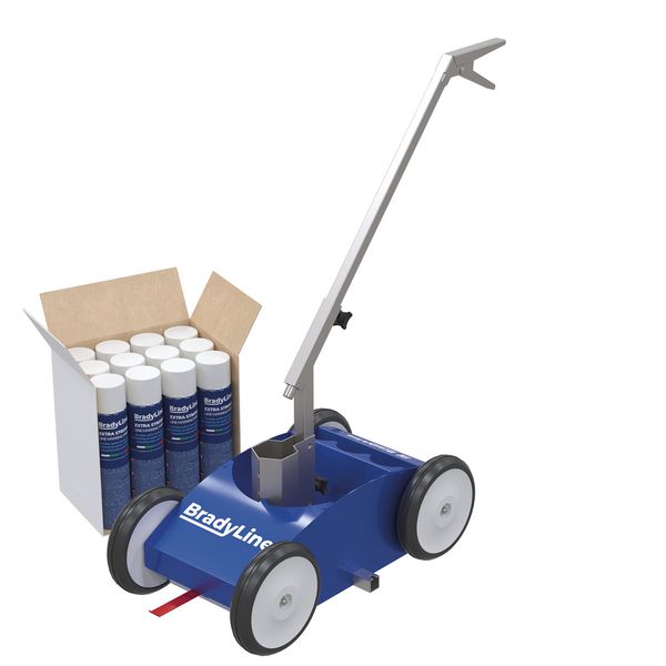 BradyLine Line Marking Paint Cans and Applicator Bundle | Seton