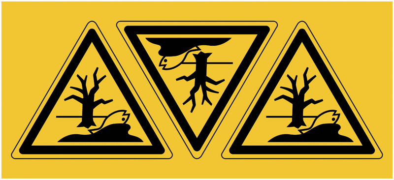 Pictogramme danger pour l'environnement & pollution | Seton
