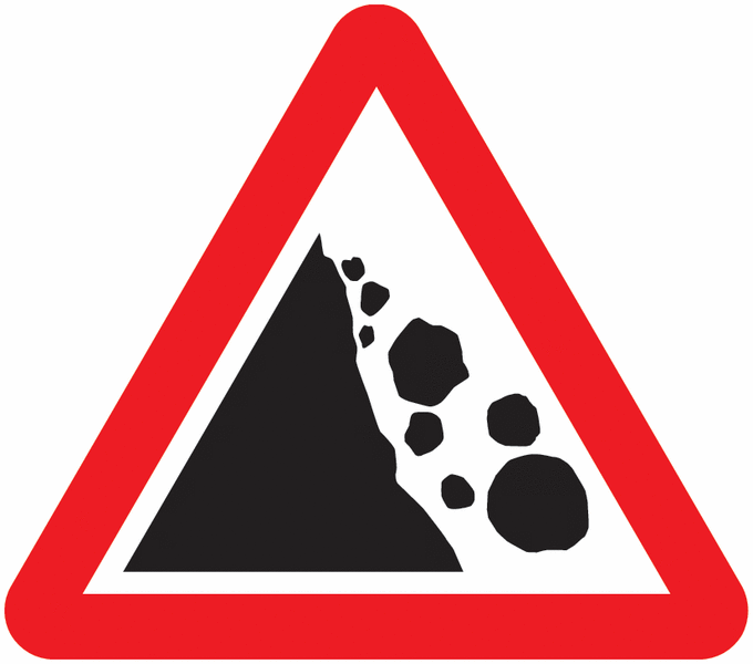 Traffic Signs - Rocks Falling Right | Seton