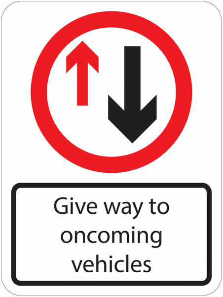 Traffic Signs - Give Way to Oncoming Vehicles | Seton