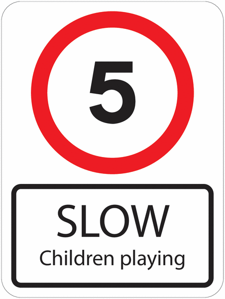 Need to Keep Kids Safe? Use our Speed Limit Signs | Seton