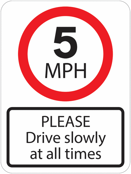 Keep Speed Down with our UK-Approved Speed Limit Signs | Seton