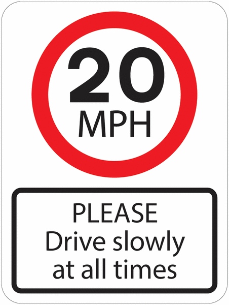 Keep Speeding to a Minimum with our Speed Limit Signs | Seton