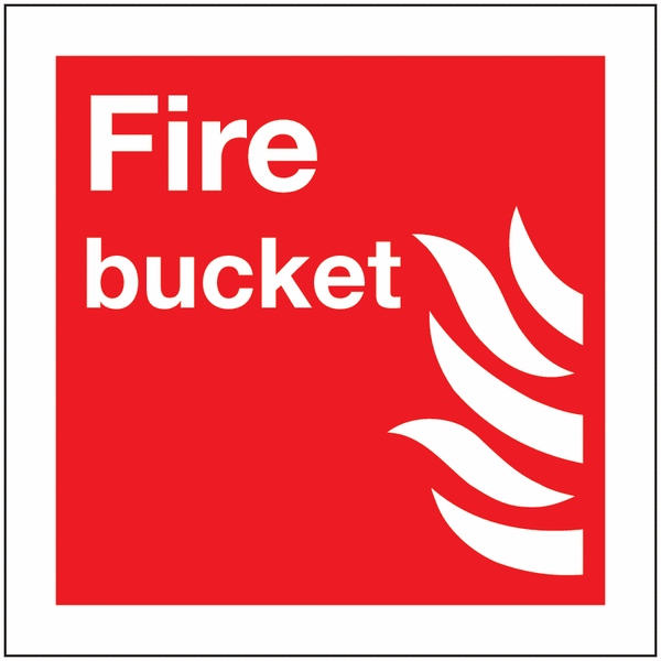 Fire Bucket Signs | Seton