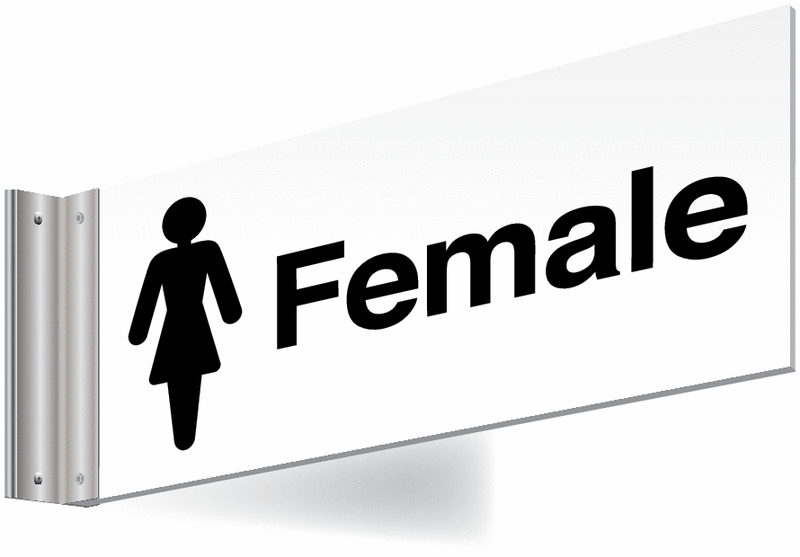 Female Toilet Corridor Signs | Seton