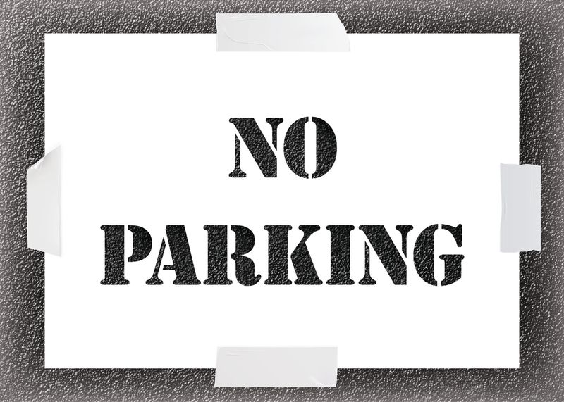 Reusable Stencil - No Parking | Seton