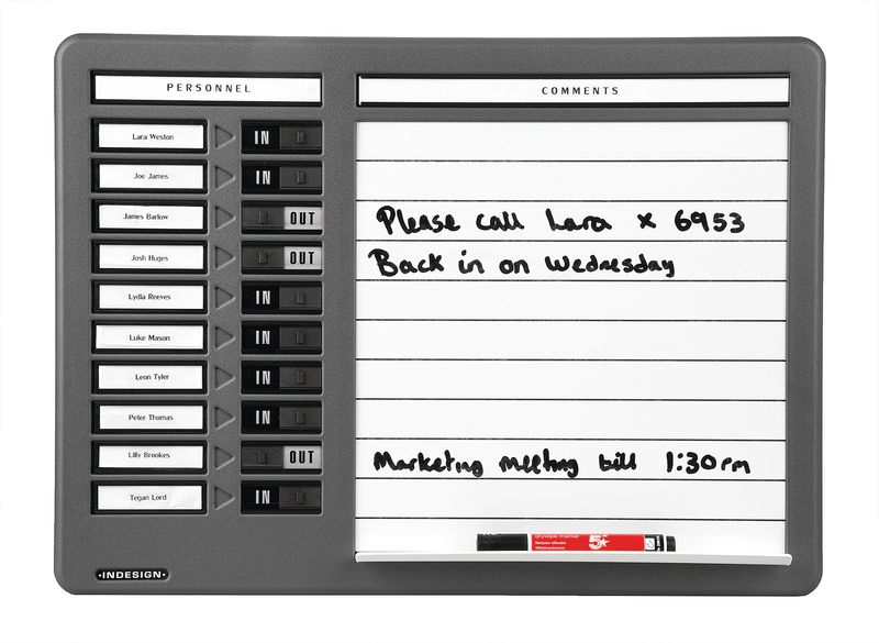 In/Out Boards Varied Range Including Photo In/Out Boards | Seton