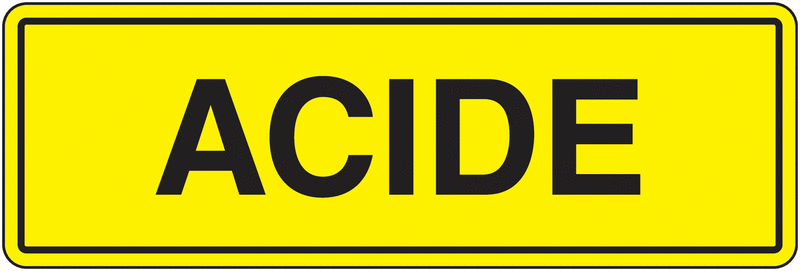 Panneau PVC Acide | Signals