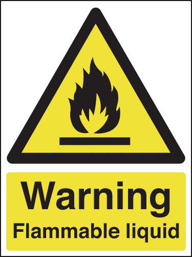 Warning Flammable Liquid Signs | Seton