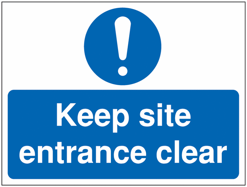 Construction Site Access Signs | Seton