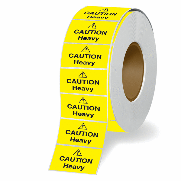 Heavy Package Label for Workplace Shipping Safety | Seton