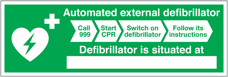 AED User Guide and Location Signs | Seton
