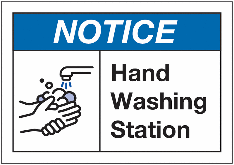 Notice: Hand Washing Station Sign | Seton