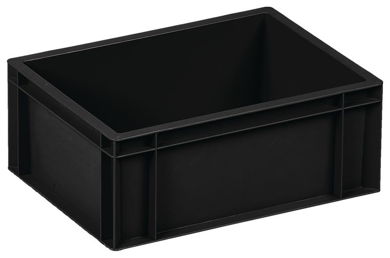 Euro Stacking Solid Container - Heavy Duty Storage Boxes | Seton