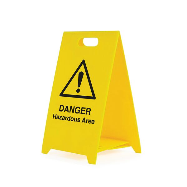 Danger Hazardous Area - Safety Warning 'A' Board | Seton