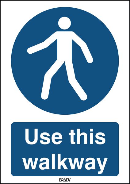 ToughWash - Use This Walkway Sign | Seton