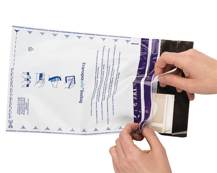 Pochettes de sécurité Sealbag® opaques, formats A4,A5,A6 | Seton